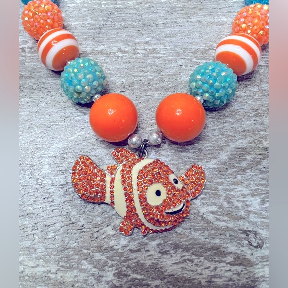 Accessories | Disney Nemo Chunky Necklace | Poshmark